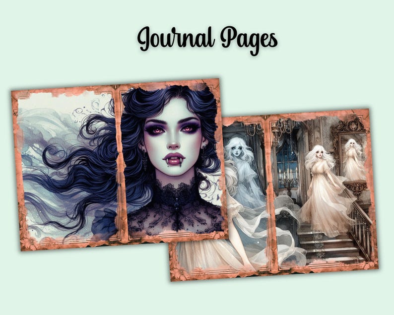 Halloween Junk Journal Kit | Halloween Mini-folio | Loaded | Halloween ...