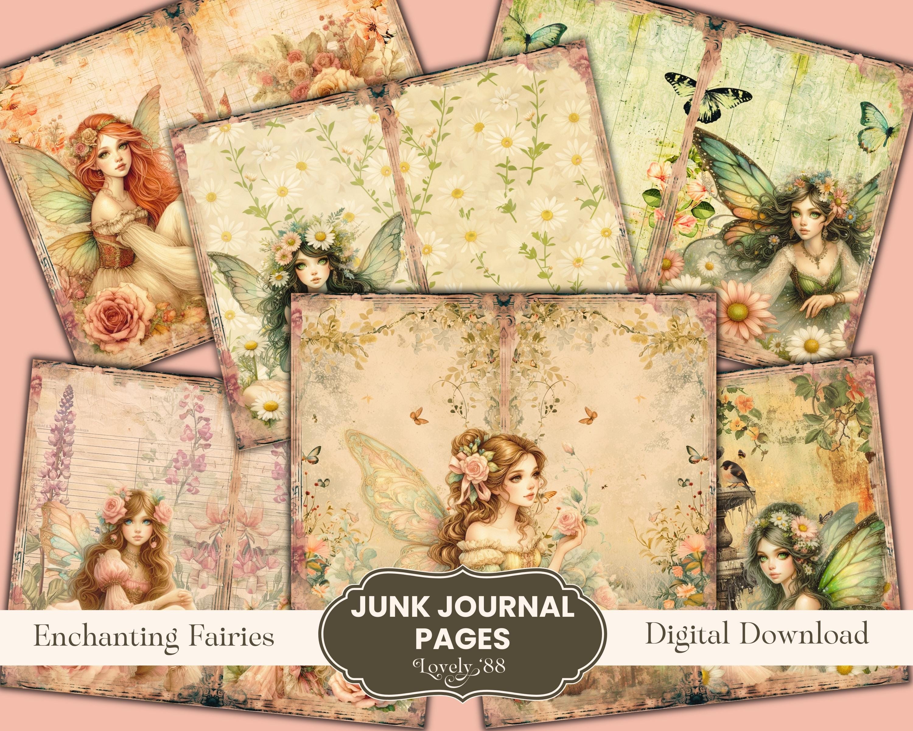 Fairy Junk Journal Pages | Fairies, Whimsical, Fantasy, Forest ...