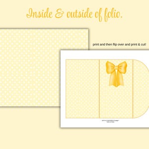 Pastel Yellow Folio | Spring Junk Journal Kit | Spring Folio | Yellow ...