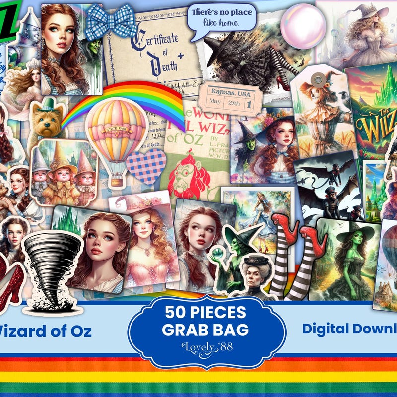 Wizard of Oz Art - Etsy