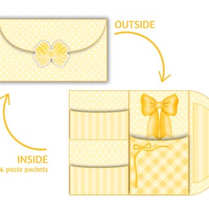 Pastel Yellow Folio | Spring Junk Journal Kit | Spring Folio | Yellow ...