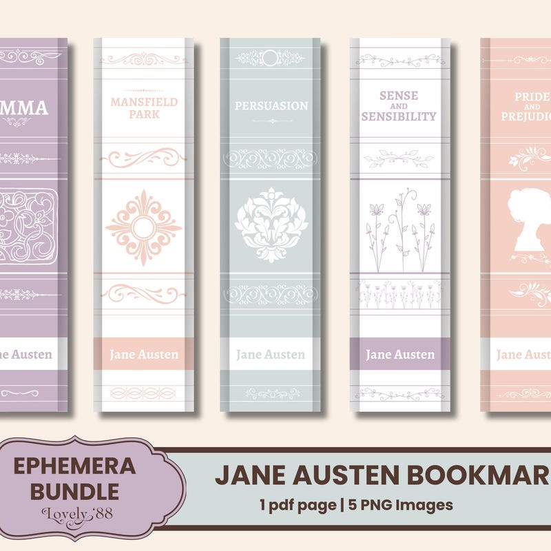 Jane Austen Printable - Etsy