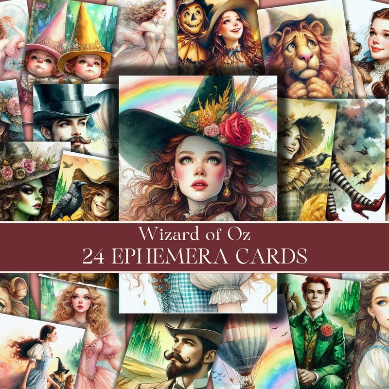 Wizard of Oz Card - Etsy