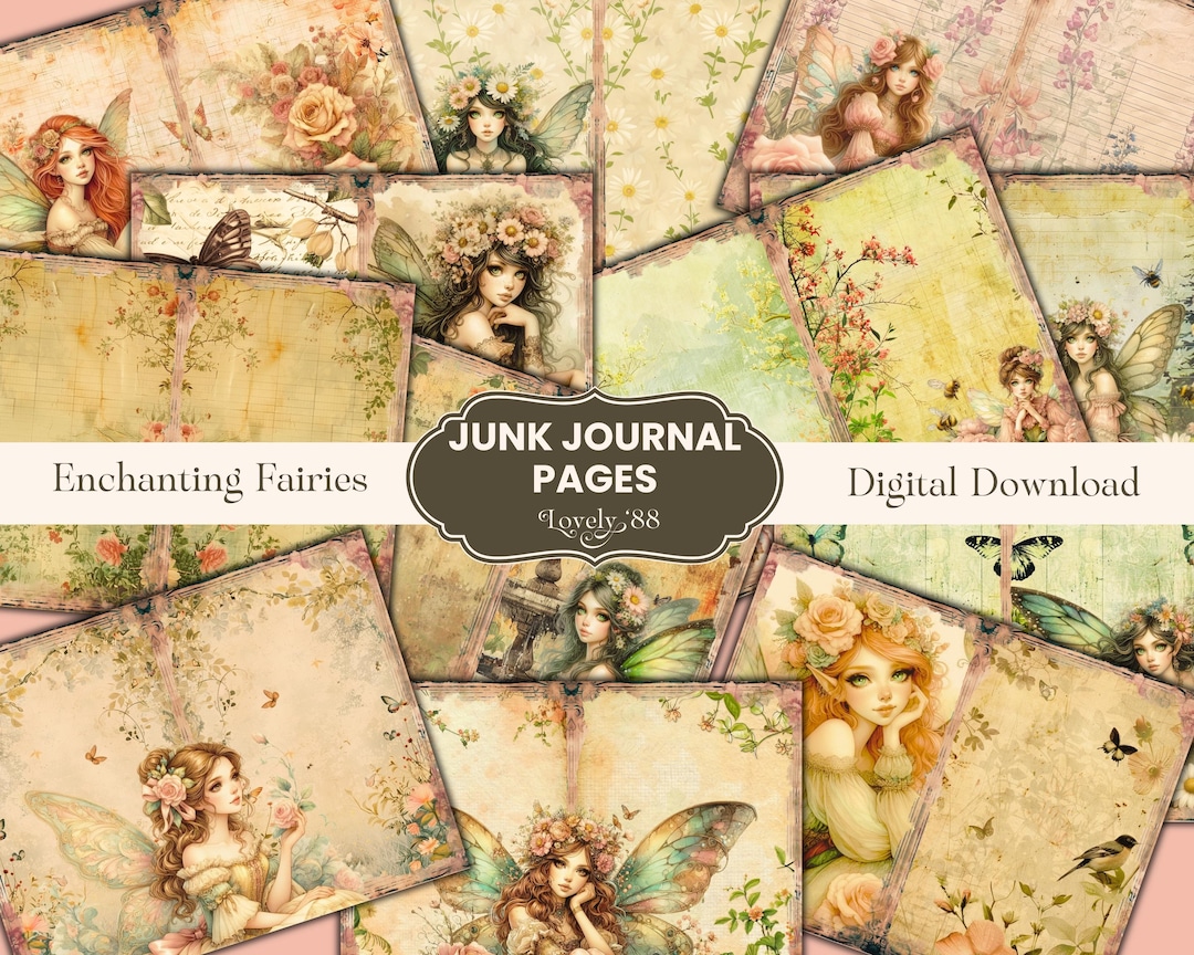 Fairy Junk Journal Pages | Fairies, Whimsical, Fantasy, Forest ...