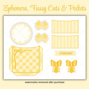 Pastel Yellow Folio | Spring Junk Journal Kit | Spring Folio | Yellow ...