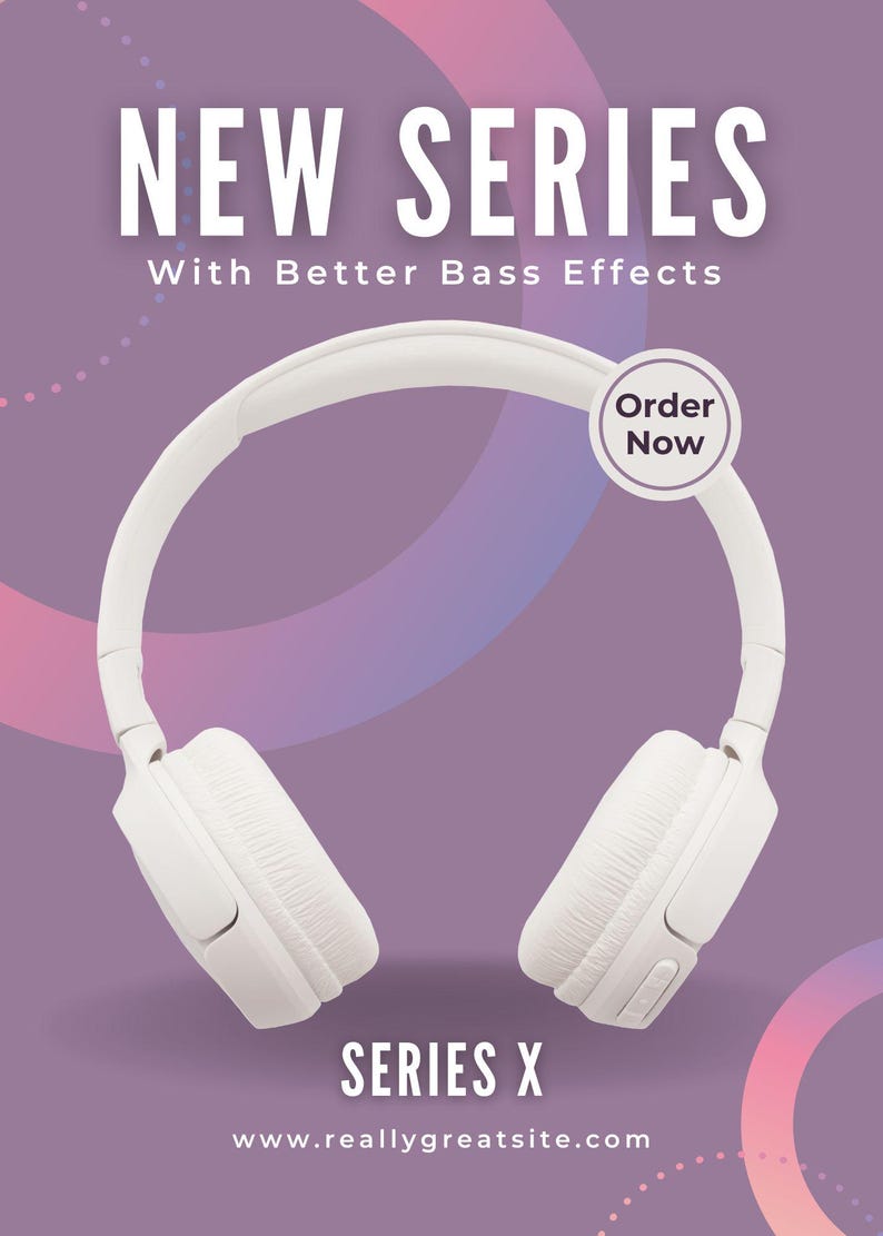 Editable Wireless Headphones Template - Quilted Cover Pattern - Gaming ...