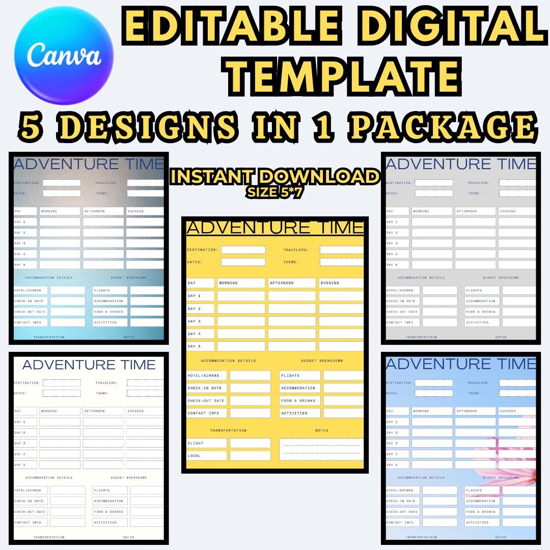 Editable Adventure Time Digital Stickers - Custom Cartoon Portraits ...