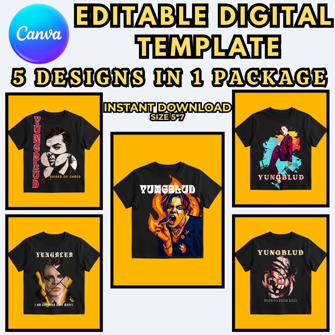 Editable Yungblud SVG PNG Bundle - Idols Tumbler Tee Designs - Cricut ...