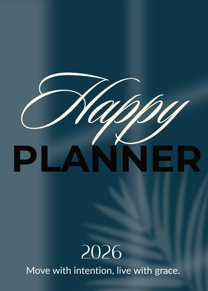 Editable Happy Planner Inserts – 2025-26 Weekly & Monthly Templates ...