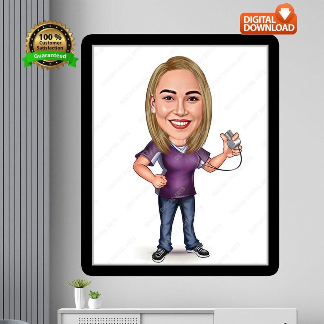 Soccer Coach Cartoon Portrait | Personalized Football Coach ...