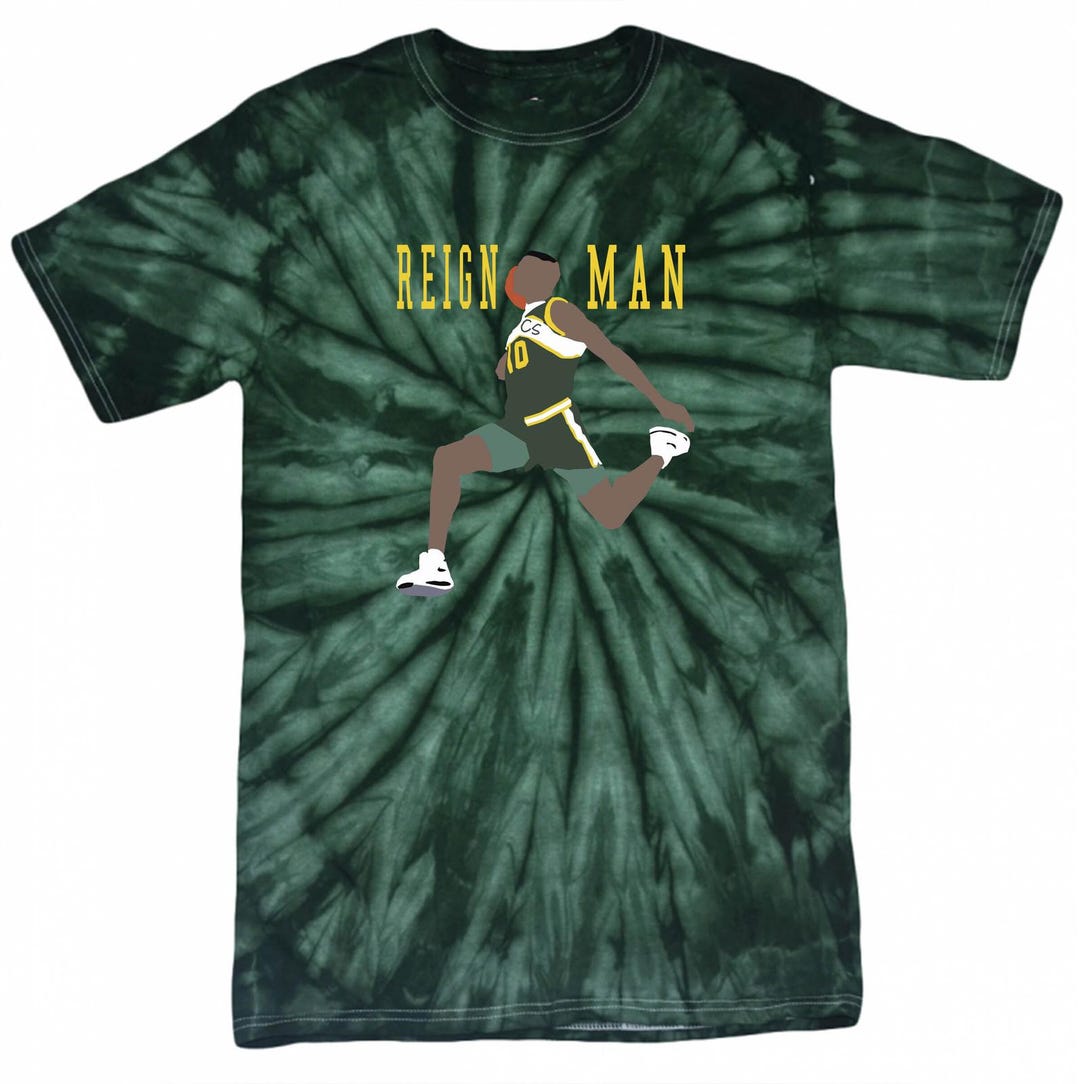 Shawn Kemp Reign Man Seattle Tie Dye Shirt T-shirt - Etsy