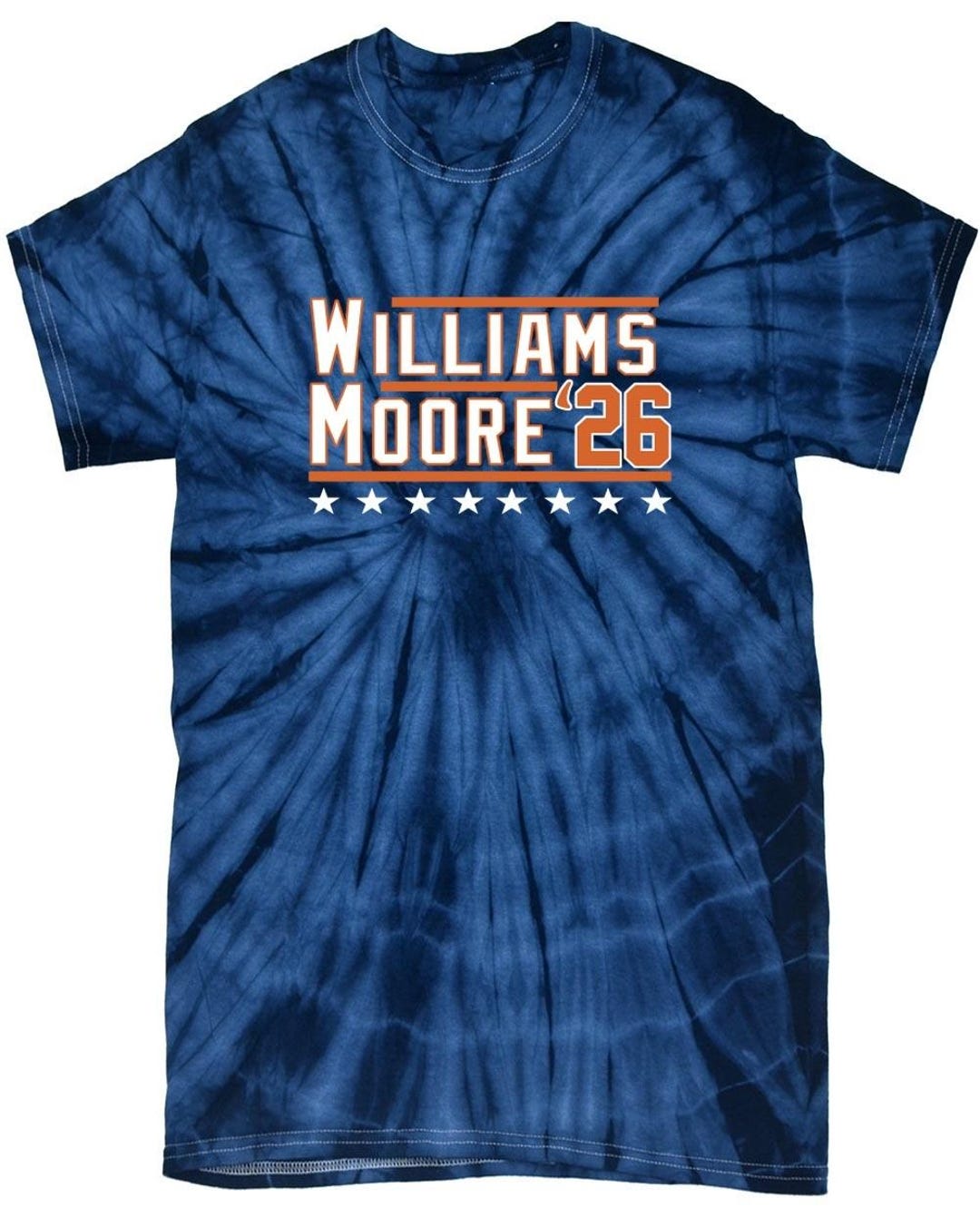 Caleb Williams DJ Moore 2026 Chicago TIE DYE Shirt T-shirt - Etsy
