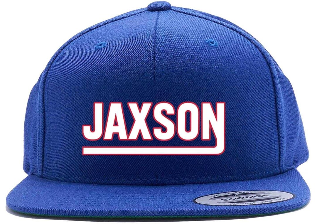 Snapback Jaxson Logo New York Hat Blue - Etsy