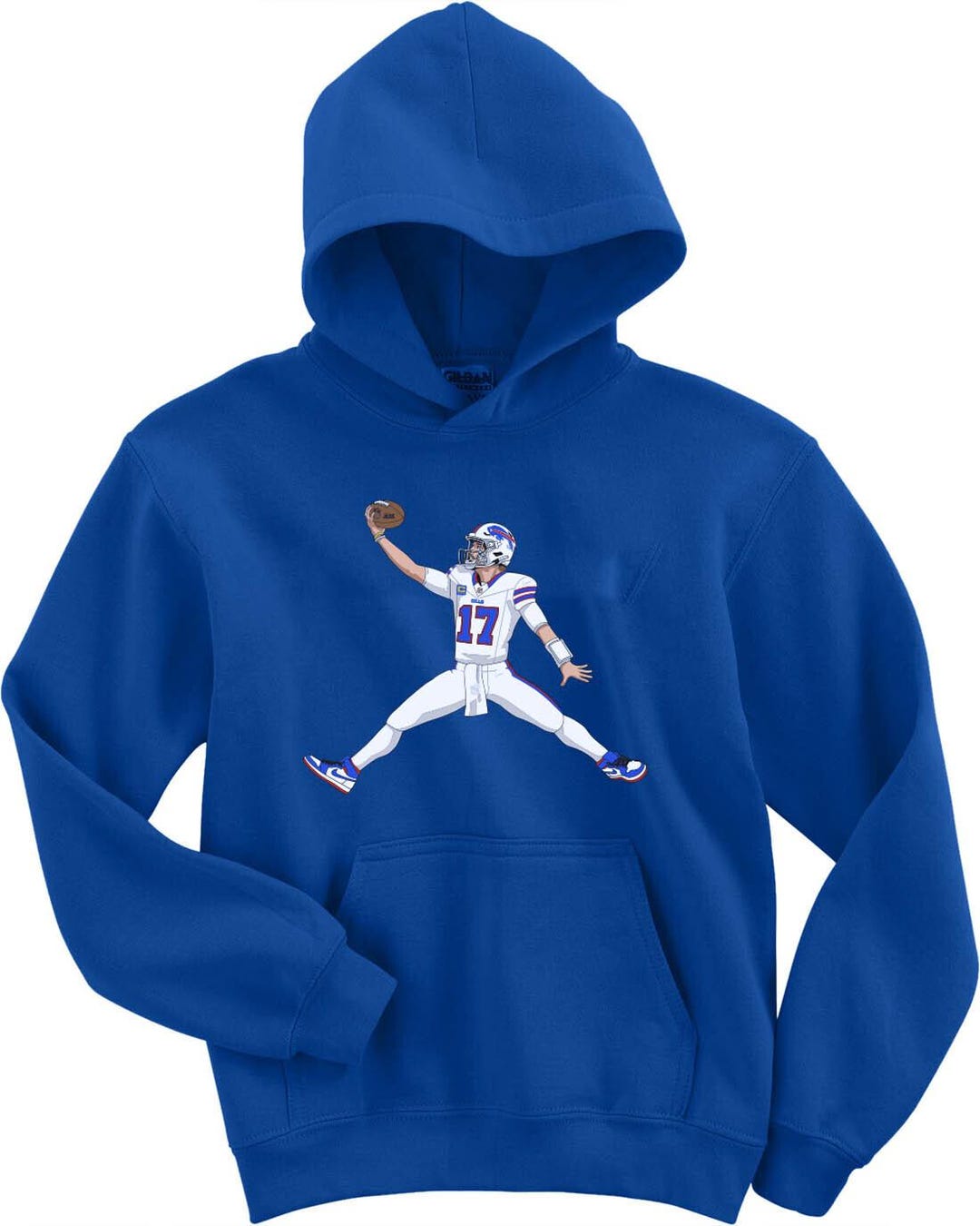 Josh Allen Buffalo Jump Hoodie Hooded Sweatshirt T-shirt - Etsy