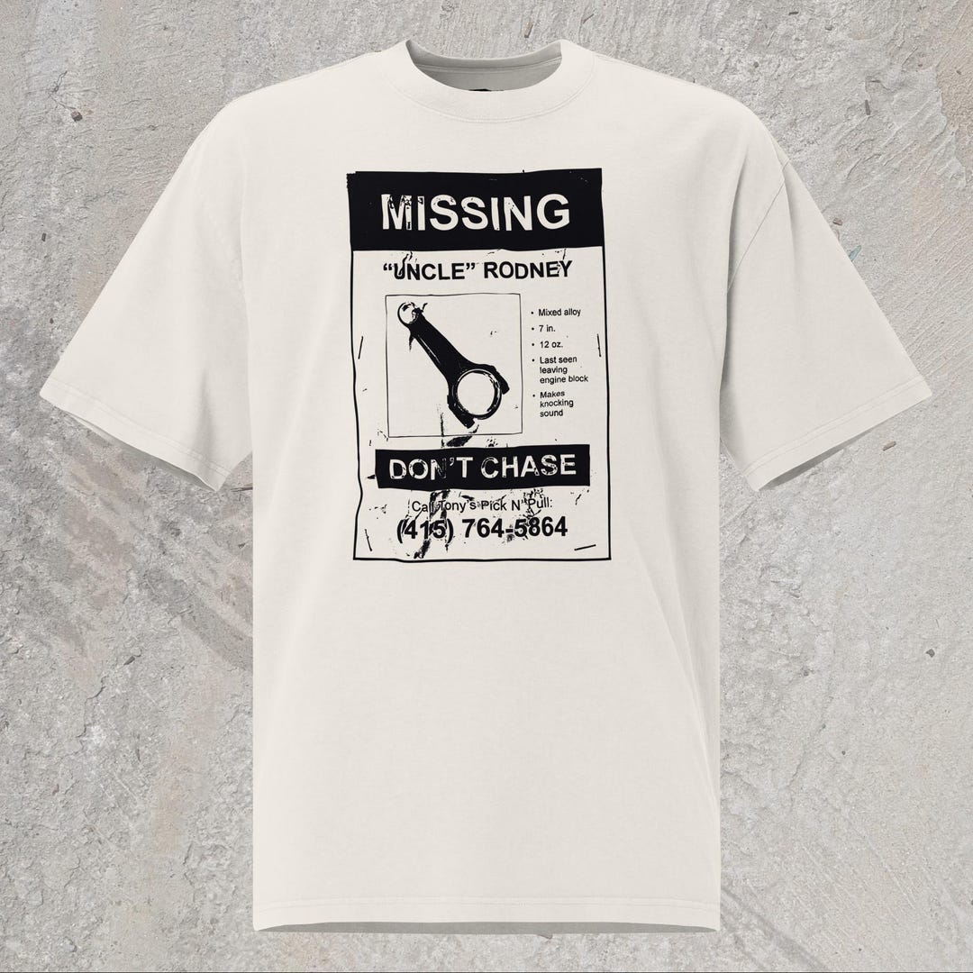 Lost Pet Uncle Rodney Oversized T-shirt - Etsy