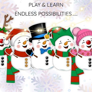 Printable Bilingual Snowman Activity – Instant Download | Dress the ...