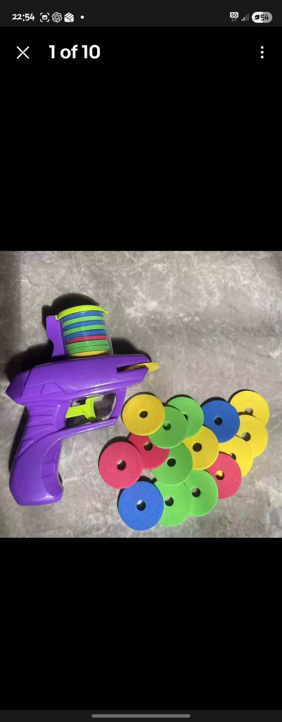 Interactive Foam Disc Gun Toy for Kids - Fun Outdoor Family Play - Etsy