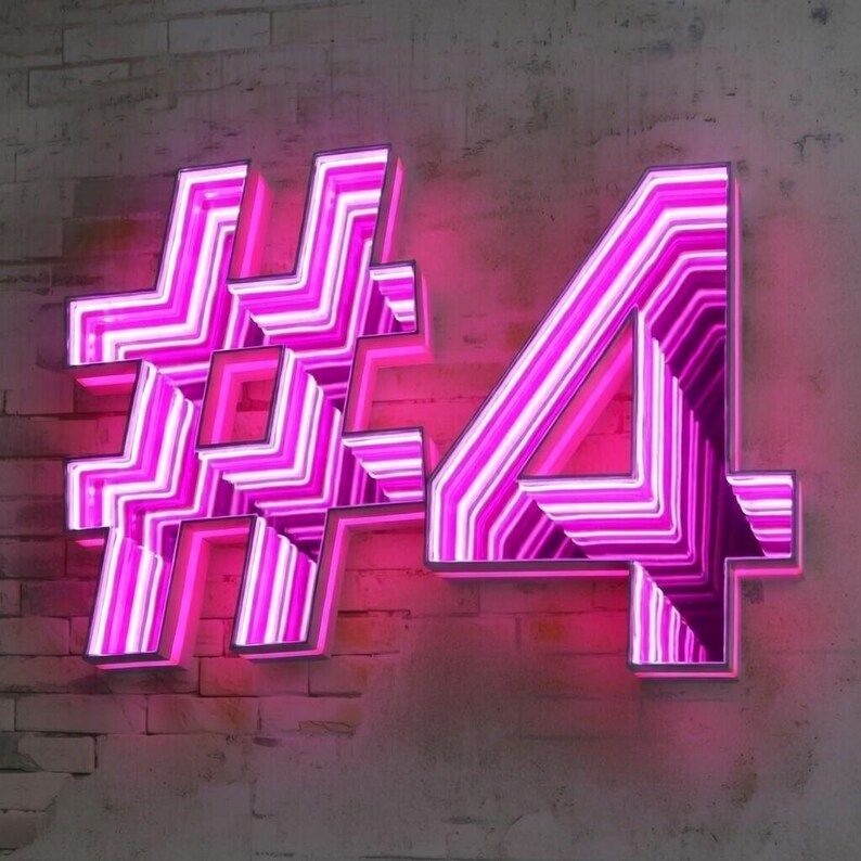 Custom RGB LED Infinity Mirror Sign – 3D Personalized Wall Art - Etsy