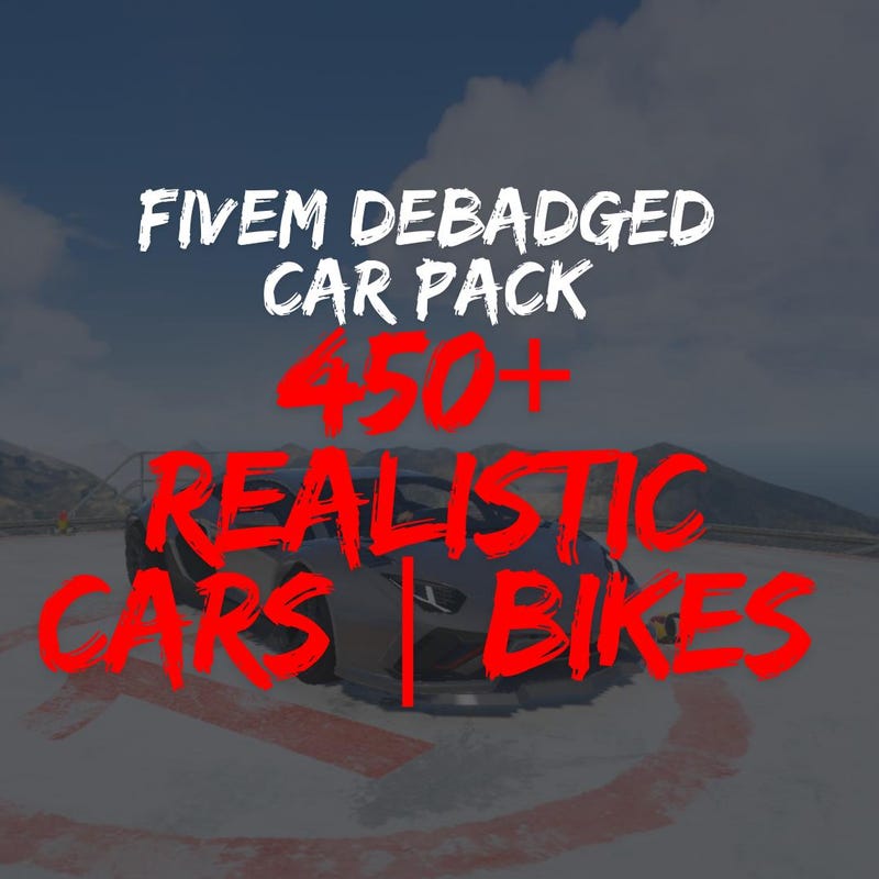Fivem Car Packs With Badges - Etsy