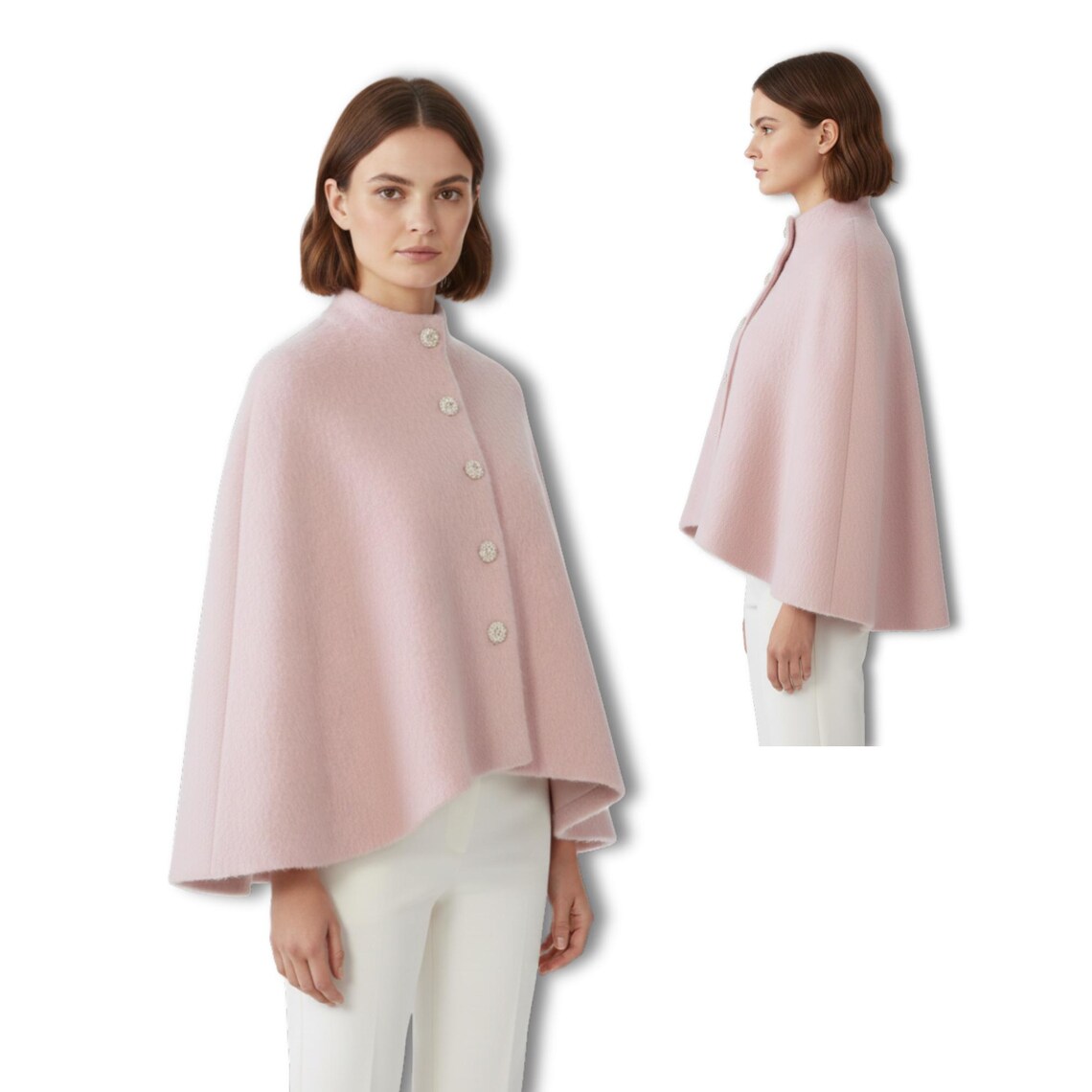 Buttoned Cloak Sewing Pattern PDF for Women - Etsy Canada