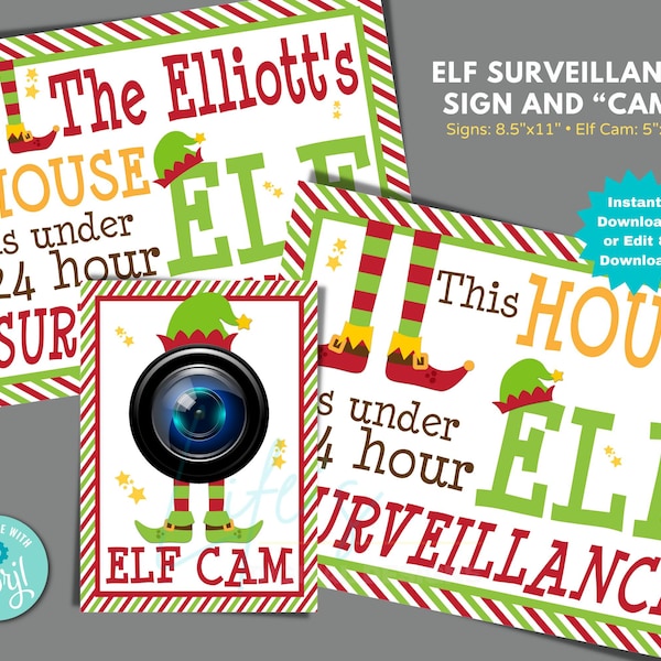 Elf Surveillance - Etsy