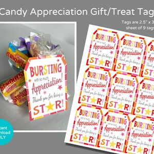 Teacher Appreciation Week Bursting With Appreciation Signs and Tag ...