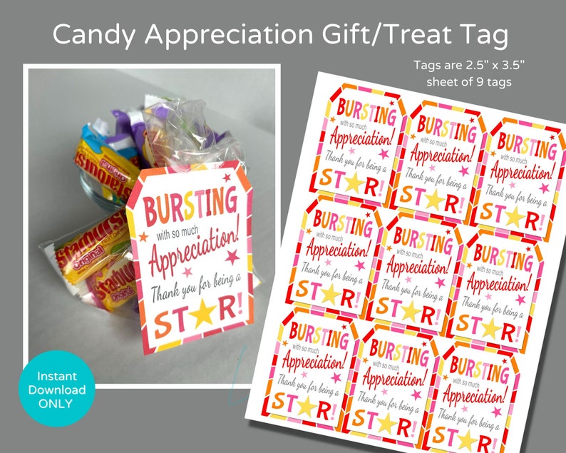 Teacher Appreciation Week Bursting With Appreciation Signs and - Etsy