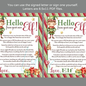 Elf Arrival Letter From New Elf to Download and Print, Christmas Elf ...