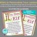 Elf Letters for Classroom to Download and Print, Christmas Elf Letters ...