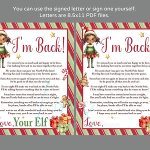 Elf Arrival Letter to Download and Print, Christmas Elf Letter for Kids ...