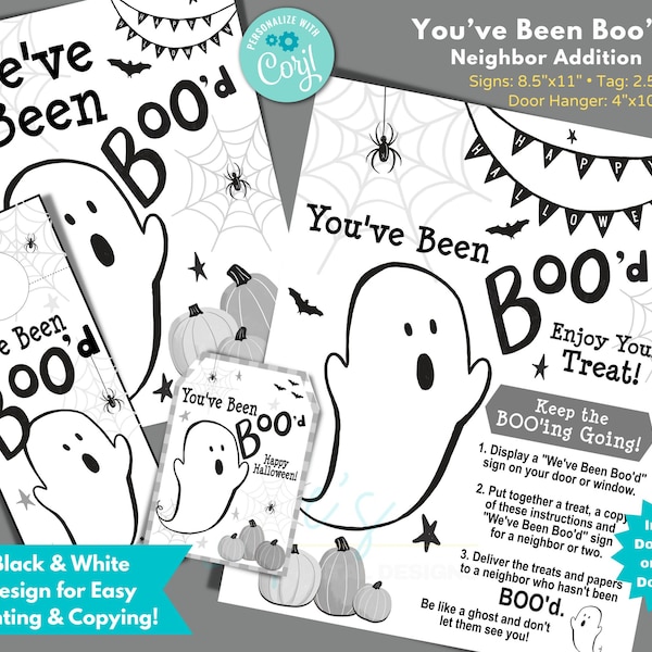 You've Been Booed Office - Etsy