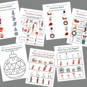 Christmas Activity and Coloring Pages Bundle to Download and Print ...