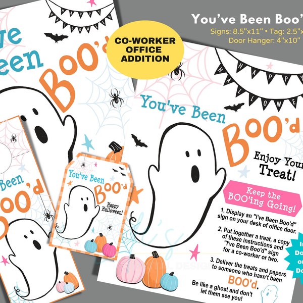 You've Been Booed Office - Etsy