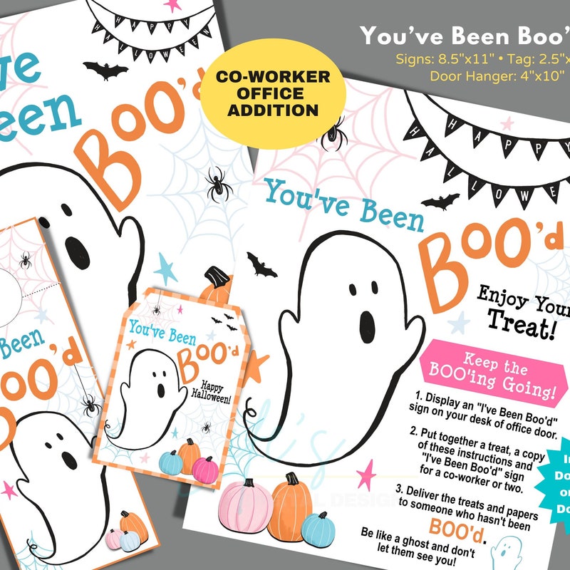 You've Been Booed Office - Etsy