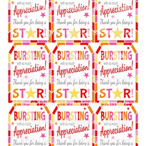 Teacher Appreciation Week Bursting With Appreciation Tags to Download ...