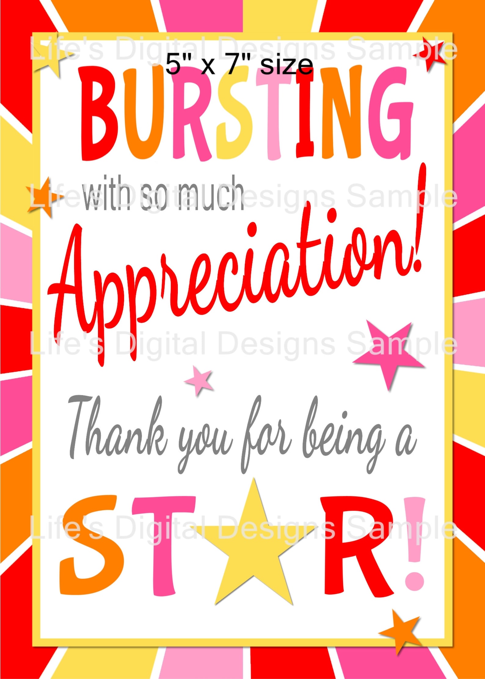 Teacher Appreciation Week Bursting With Appreciation Signs and Tag ...