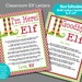 Elf Letters for Classroom to Download and Print, Christmas Elf Letters ...