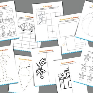 Summer Activity Bundle for Kids to Download & Print, Summer Printables ...