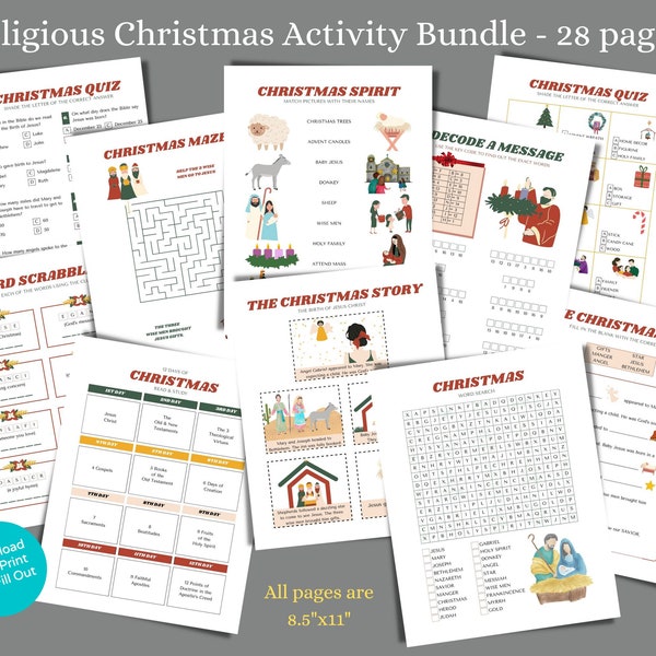 Activity Pages - Etsy
