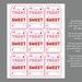 Valentine's Day Gift Tags to Download and Print, A Little Treat for ...