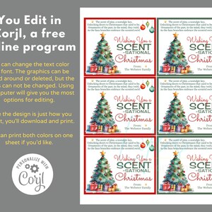 Wishing You a Scentsational Christmas Gift Tag for Scentsy Scent ...