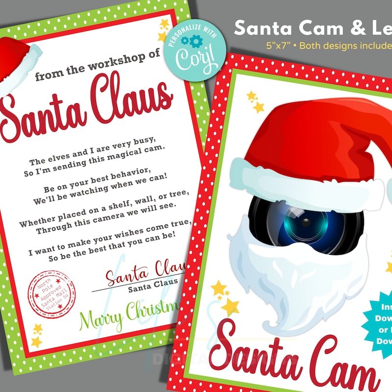 Santa Camera - Etsy