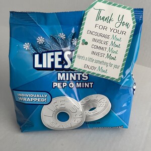 Teacher Appreciation Week Mint Candy Tags to Download and Print, School ...