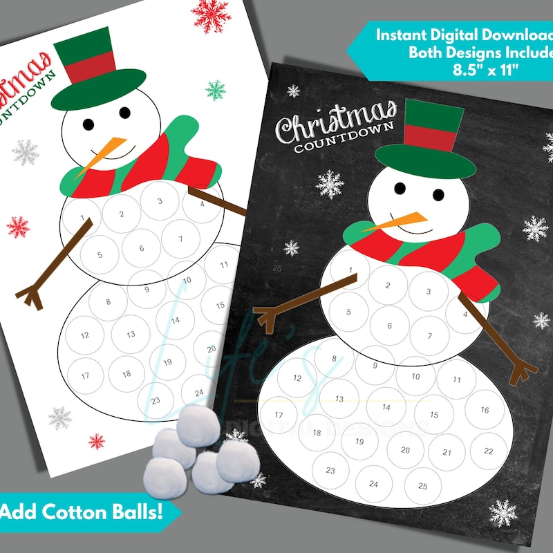 Christmas Countdown - Etsy