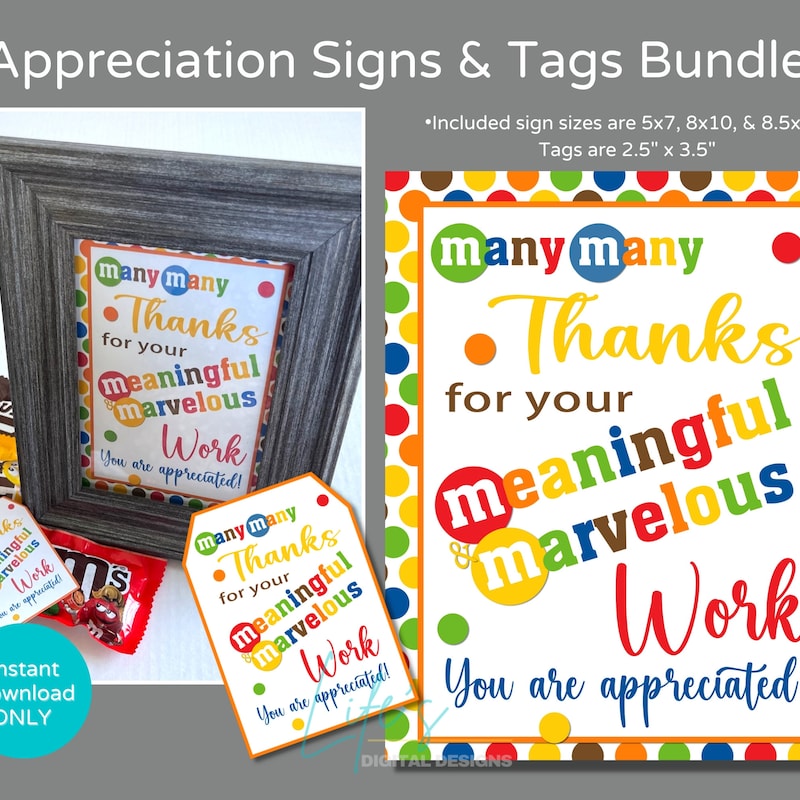 M and M Tag Sayings - Etsy