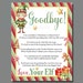 Goodbye Elf Letter to Download and Print, Christmas Elf Letter for Kids ...