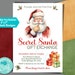 Secret Santa Party Invitation Template to Instantly Edit in Corjl ...