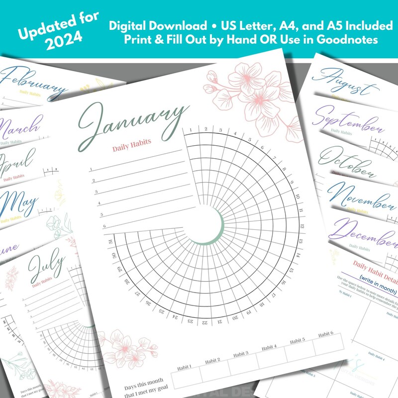 Circle Tracker - Etsy