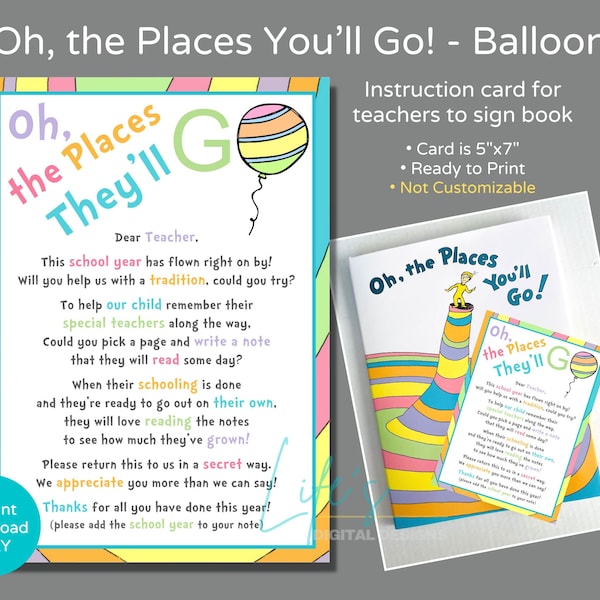 Oh the Places You'll Go Svg - Etsy