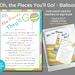 Oh the Places You'll Go Book Instruction Letter for Teachers Sign Book ...